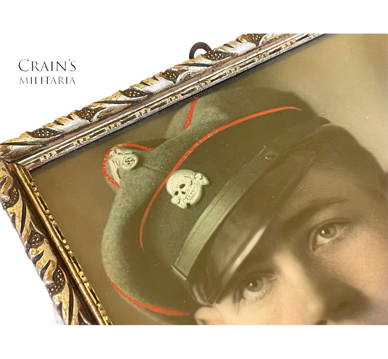Crain's Militaria - Framed SS Kanonier portrait
