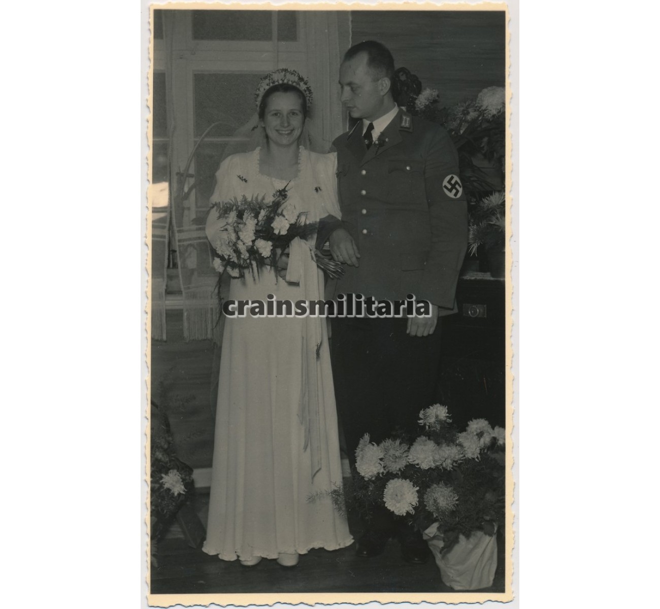 Crain's Militaria - NSDAP Officer wedding portrait