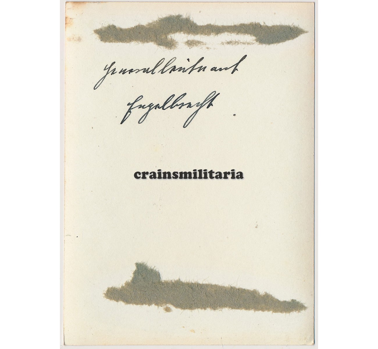 Crain's Militaria - General Erwin Engelbrecht portrait photo