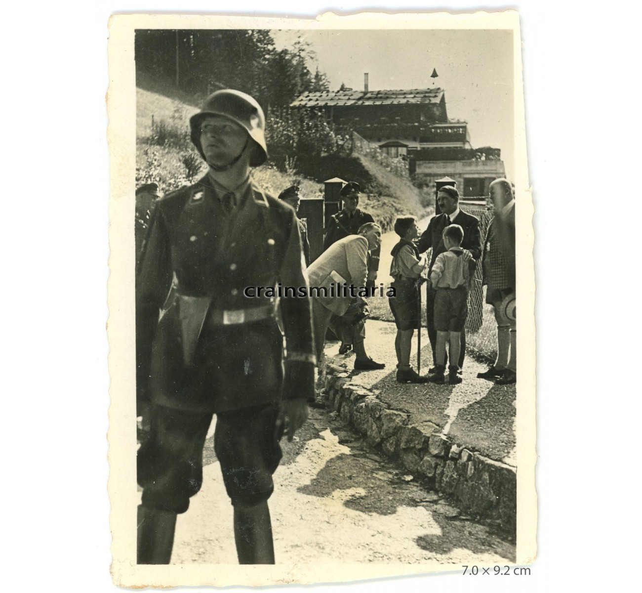 Crain's Militaria - Adolf Hitler and SS guard at Berghof