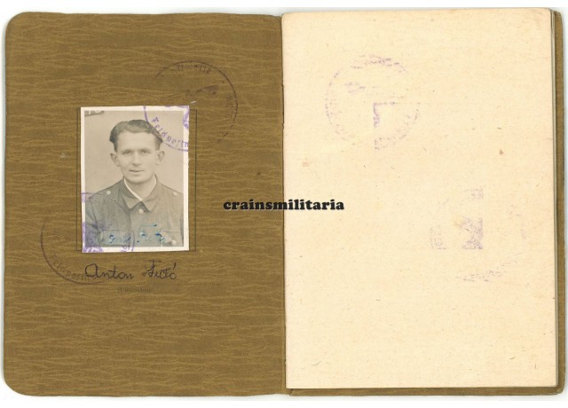 Crain's Militaria - Hungarian SS Hunyadi Soldbuch